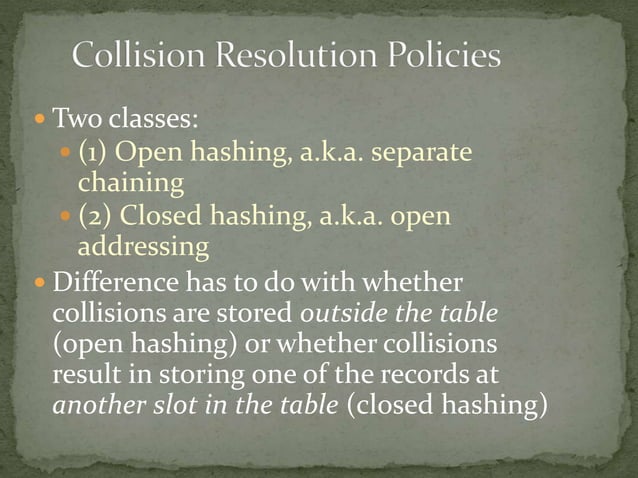 Hashing in datastructure | PPTX