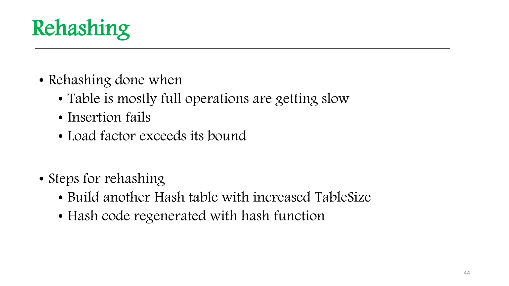 Data Structures Hashing Pptx Databases Computer Software And 2154