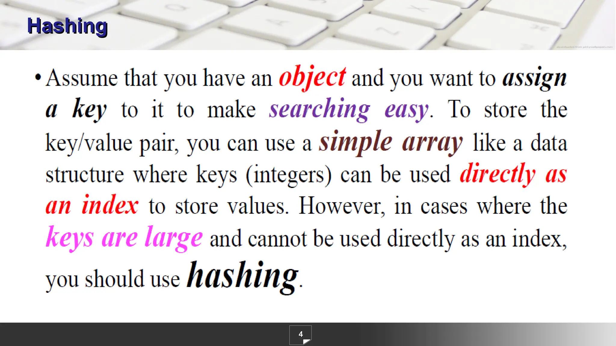 hashing explained in detail with hash functions | PPT hashing explained in detail with hash functions | PPT