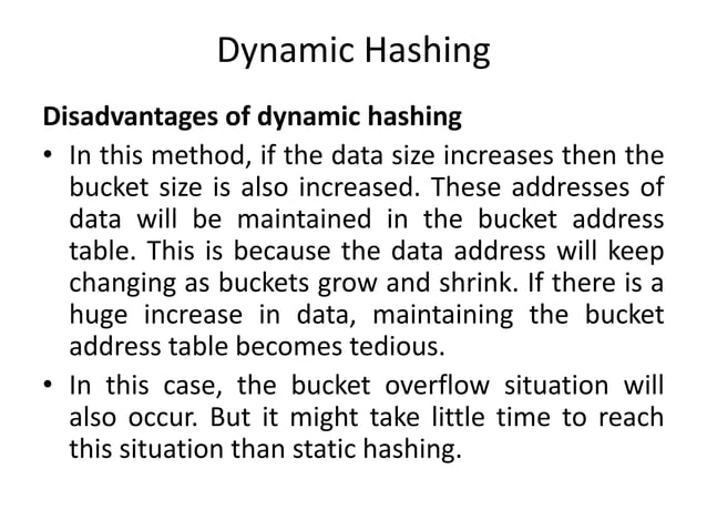 Hashing_UNIT2.pptx | Databases | Computer Software and Applications