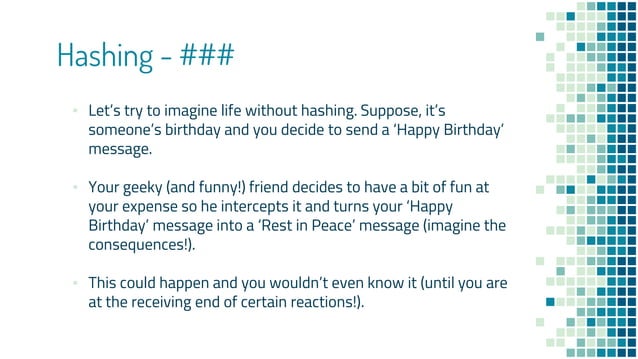 Hashing vs Encryption vs Encoding | PPTX