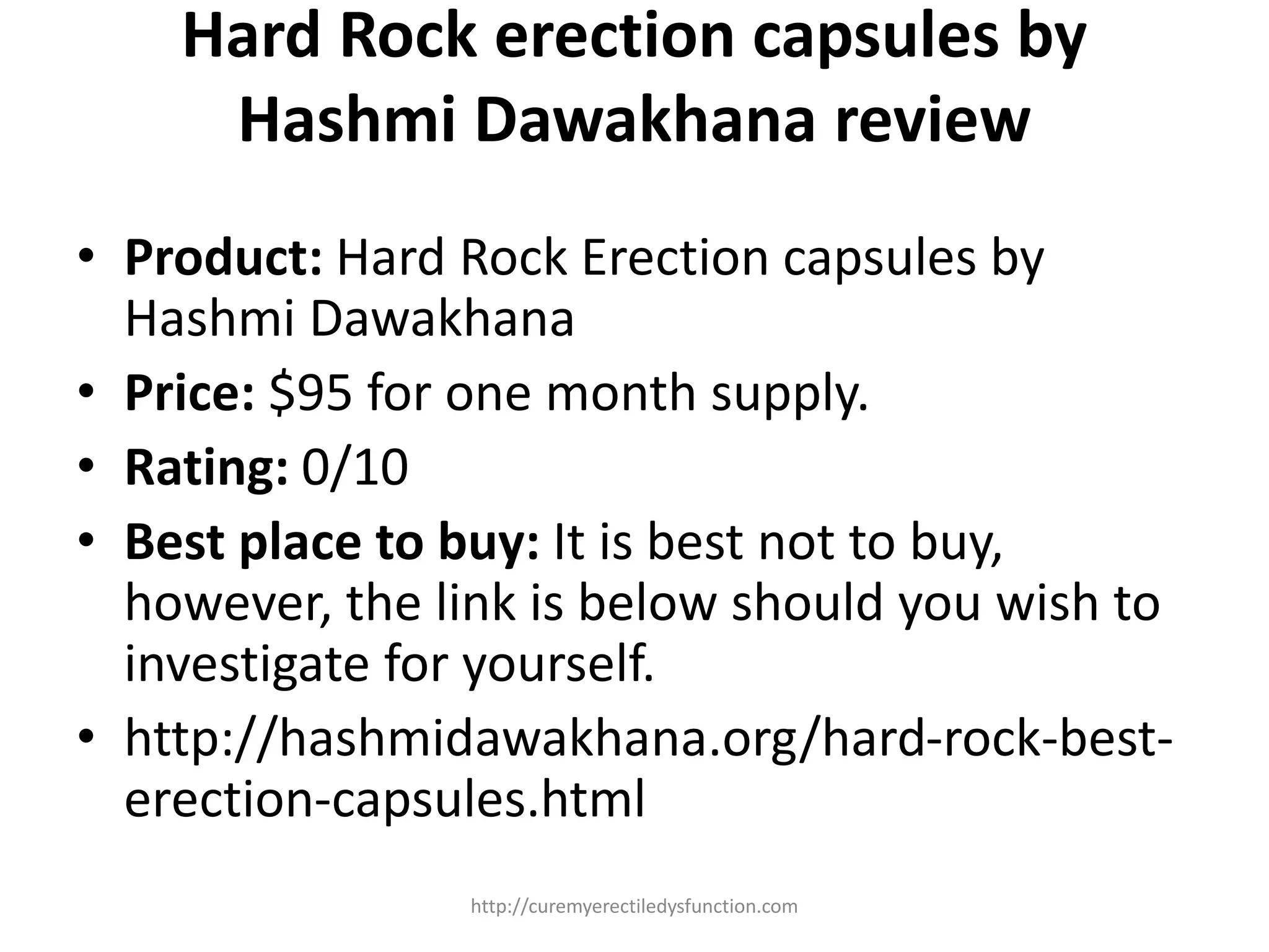 Hashmi dawakhana hard rock review | PPT
