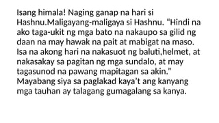 Kuwento- hashnu ang manlililok ng bato.pptx