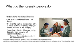 Death autopsy medico legal presentation | PPTX