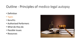 Death autopsy medico legal presentation | PPTX
