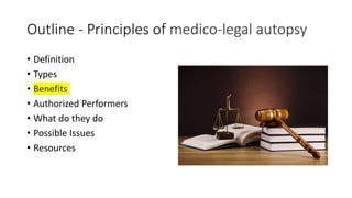 Death autopsy medico legal presentation | PPTX