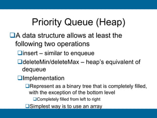Hash table and heaps | PPTX