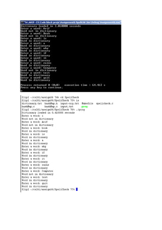 Hash Table Implementation of a Concordance | PDF