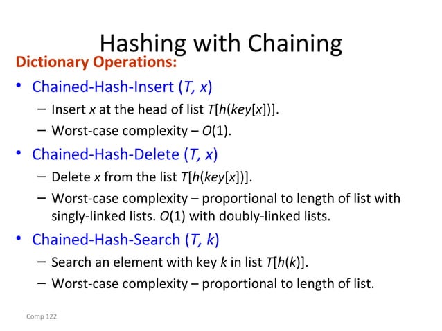 Hash tables | PPT | Databases | Computer Software and Applications