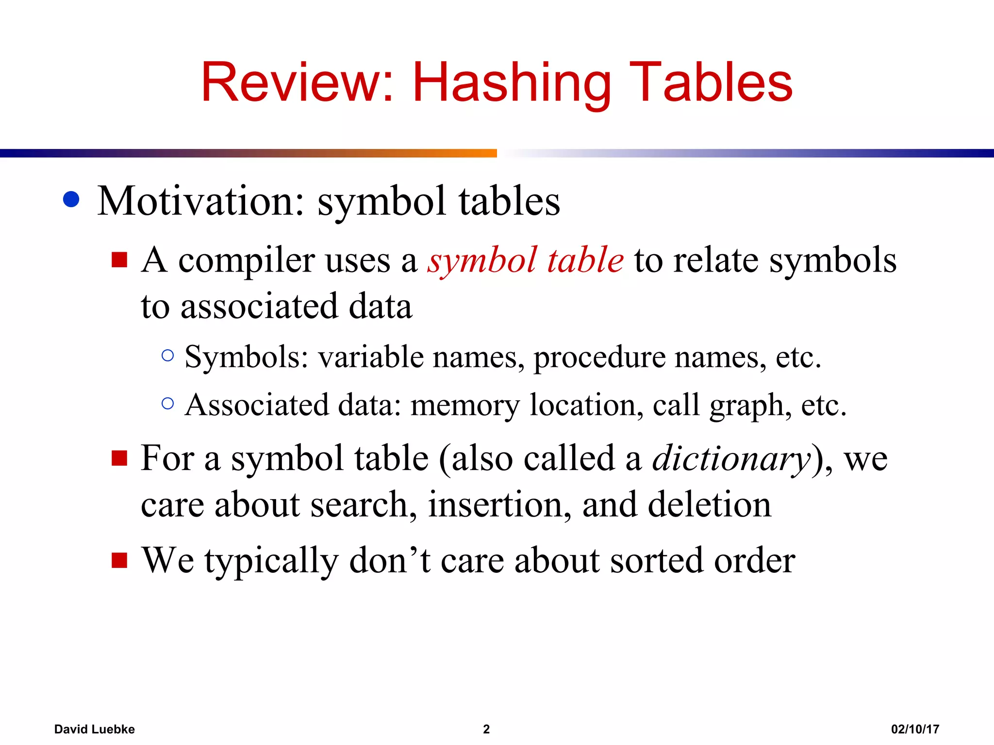 Hash table | PPT