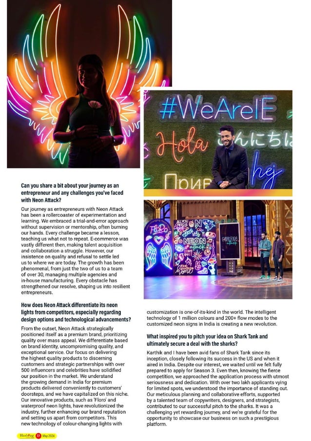 Hashtag Magazine May Cover - startup Story | PDF | Business | Business ...