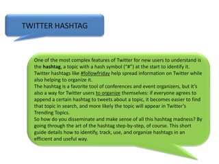 Hash tags | PPT