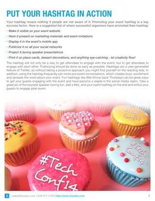 The Complete Guide To Event Hashtags | PDF