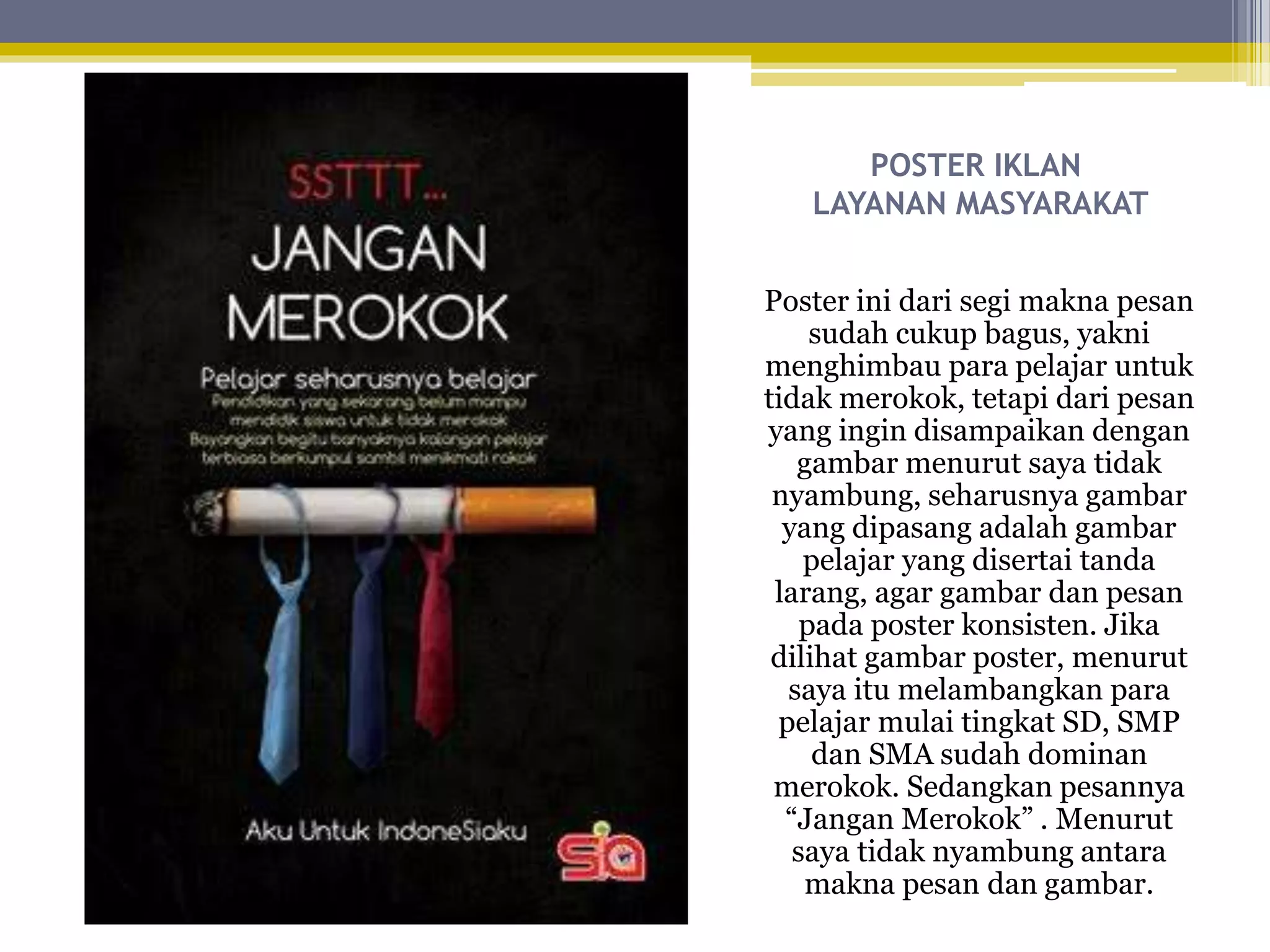 Hasil analisis poster jelek 2016 | PPTX