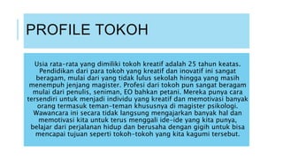 Hasil analisis tokoh dengan 4P.pptx