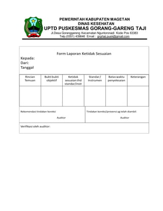 Hasil audit internal | DOCX