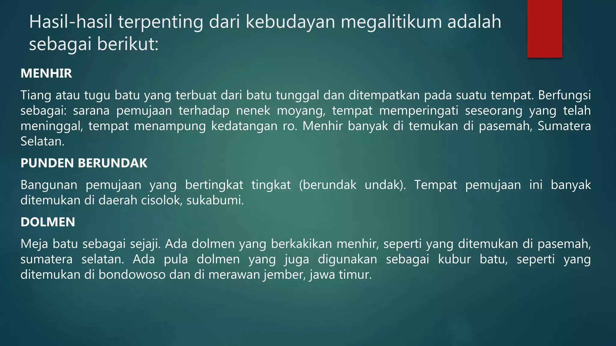 Hasil budaya masyarakat praaksara di indonesia | PPTX