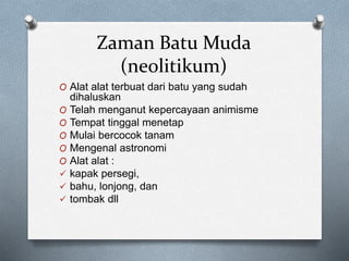 Periodesasi budaya di Indonesia | PPTX