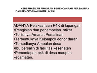 HASIL EVALUASI KEGIATAN P4K.pptx