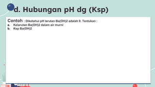 Hasil Kali Kelarutan (Ksp) dan kesetimbagan larutan.pptx