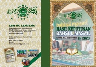 HASIL KEPUTUSAN BAHSUL MASAIL LENTENG 2023.pdf