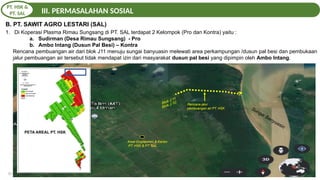 Hasil Kunjungan - SSCSR ke Kebun HSK dan SAL | PPTX