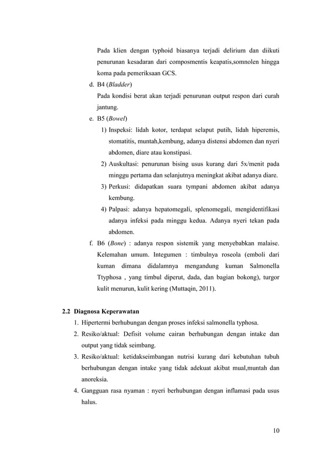 Hasil laporan seven jump demam tifoid amee | PDF