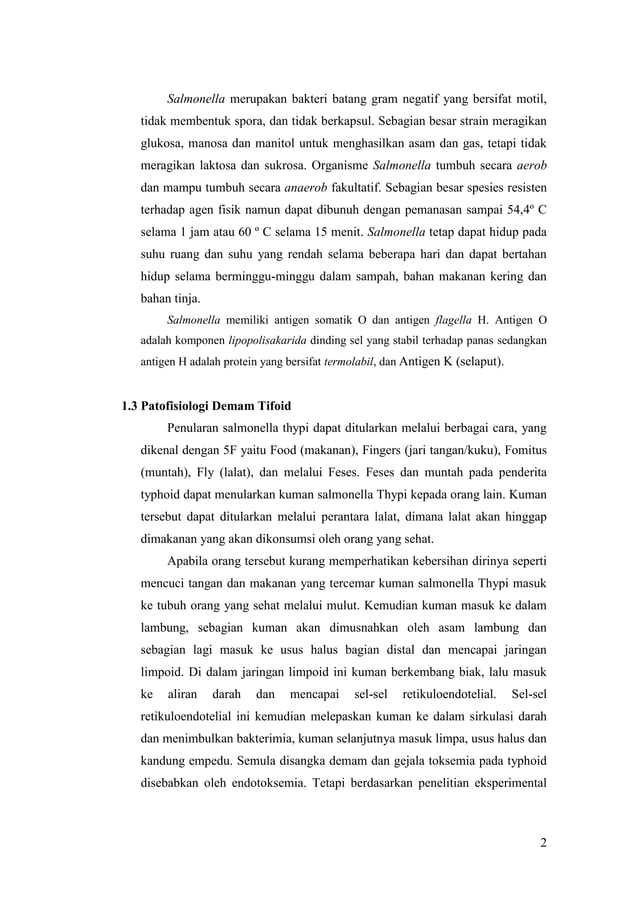 Hasil laporan seven jump demam tifoid amee | PDF