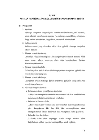 Hasil laporan seven jump demam tifoid amee | DOCX