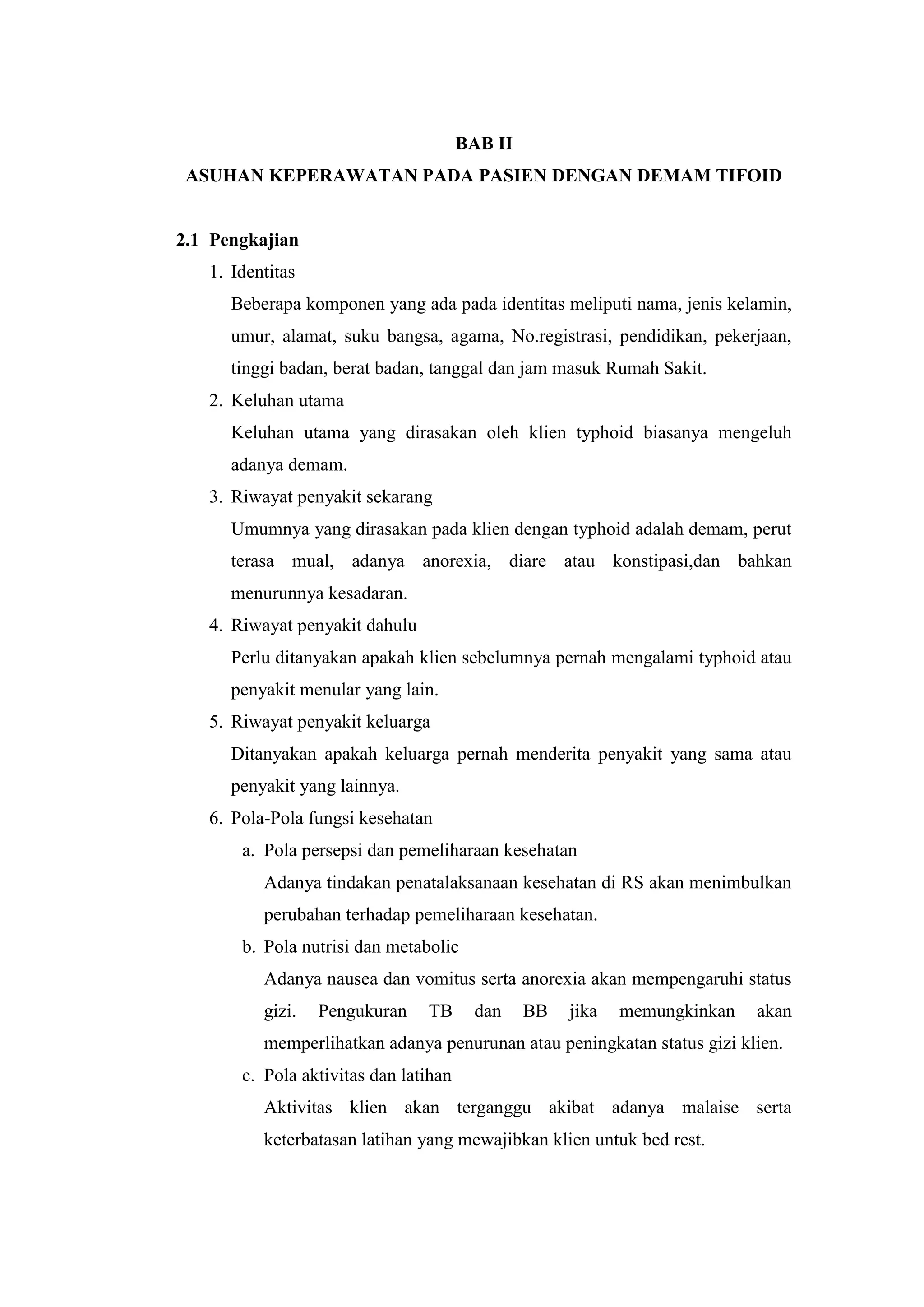 demam tifoid amee | DOCX