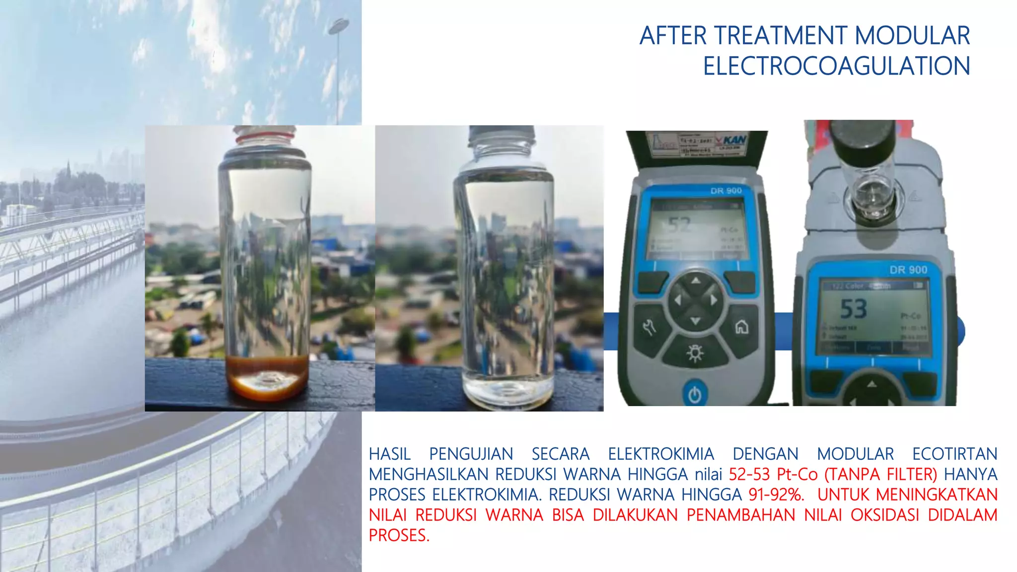 Hasil Pengujian Nilai Warna (Treatment Air Gambut).pptx