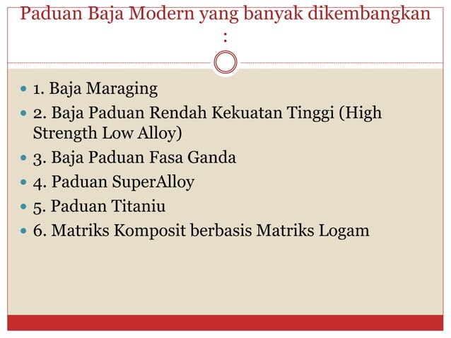 Hasil rekayasa paduan logam modern | PPTX