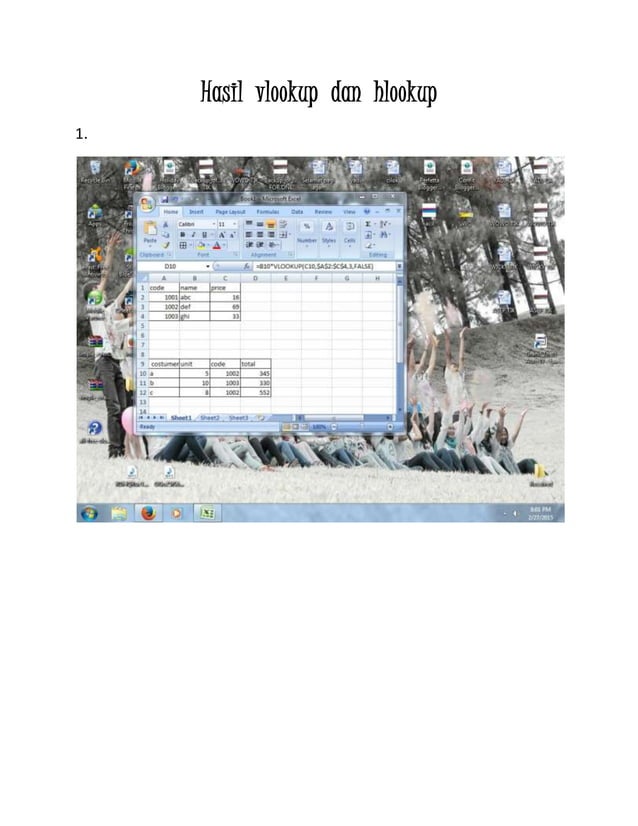 Hasil vlookup dan hlookup asep | PDF | Free Download