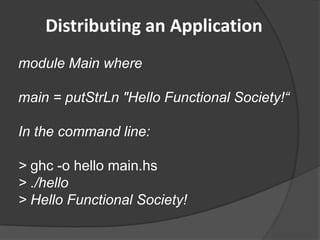 Haskell | PPTX | Programming Languages | Computing