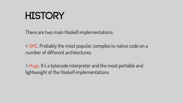Haskell - Being lazy with class | PPT