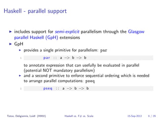 Haskell vs. F# vs. Scala | PDF | Programming Languages | Computing