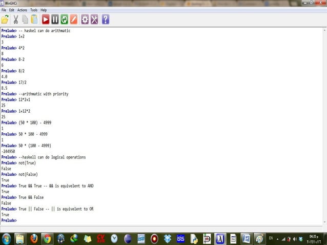 Haskell a simple intro | PPT | Programming Languages | Computing
