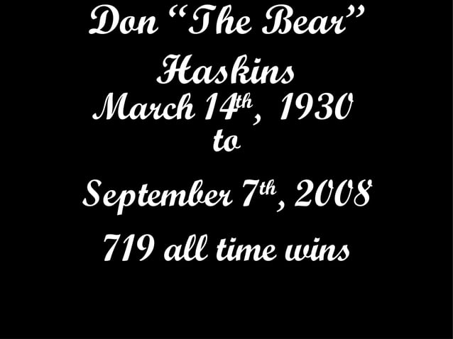 Don Haskins | PPT
