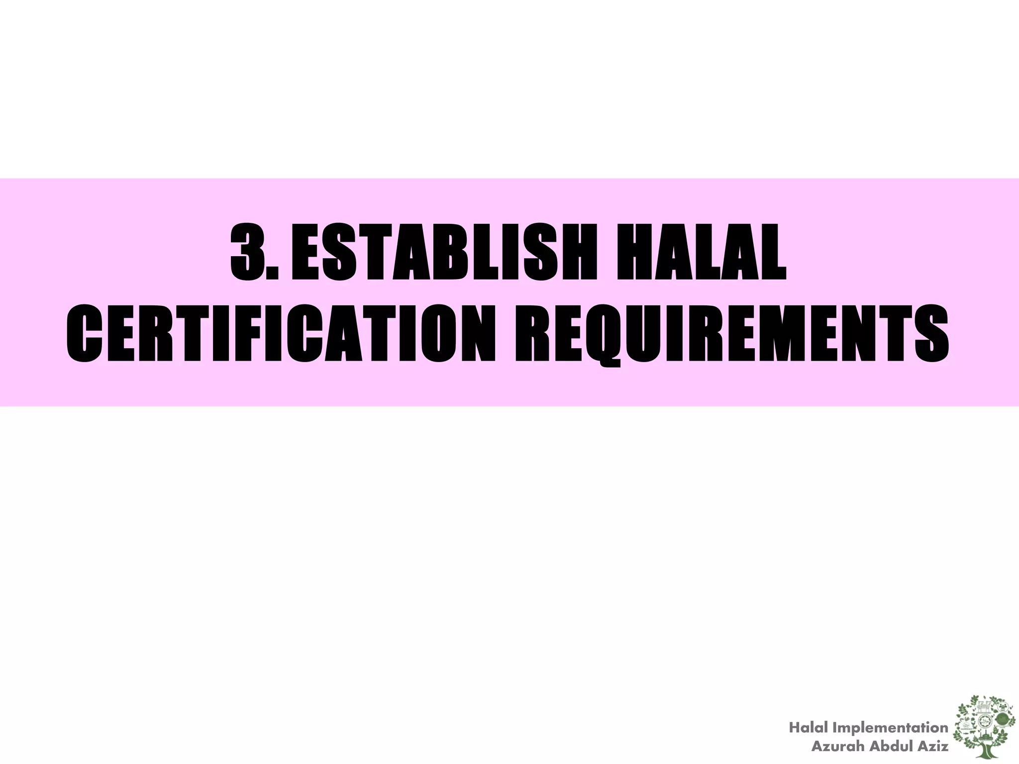 HALAL ASSURANCE MANAGEMENT SYSTEM -HAS | PDF