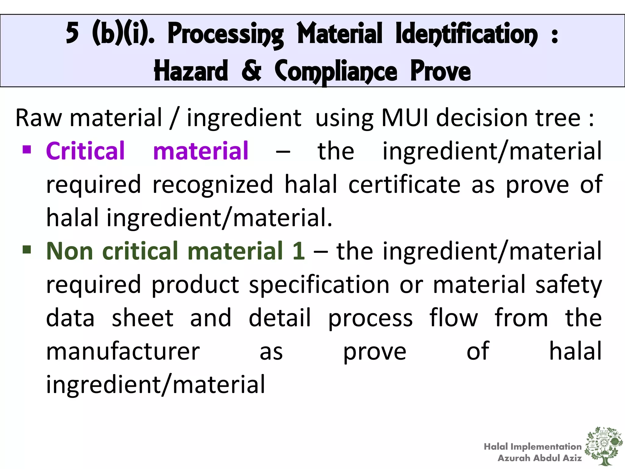 HALAL ASSURANCE MANAGEMENT SYSTEM -HAS | PDF