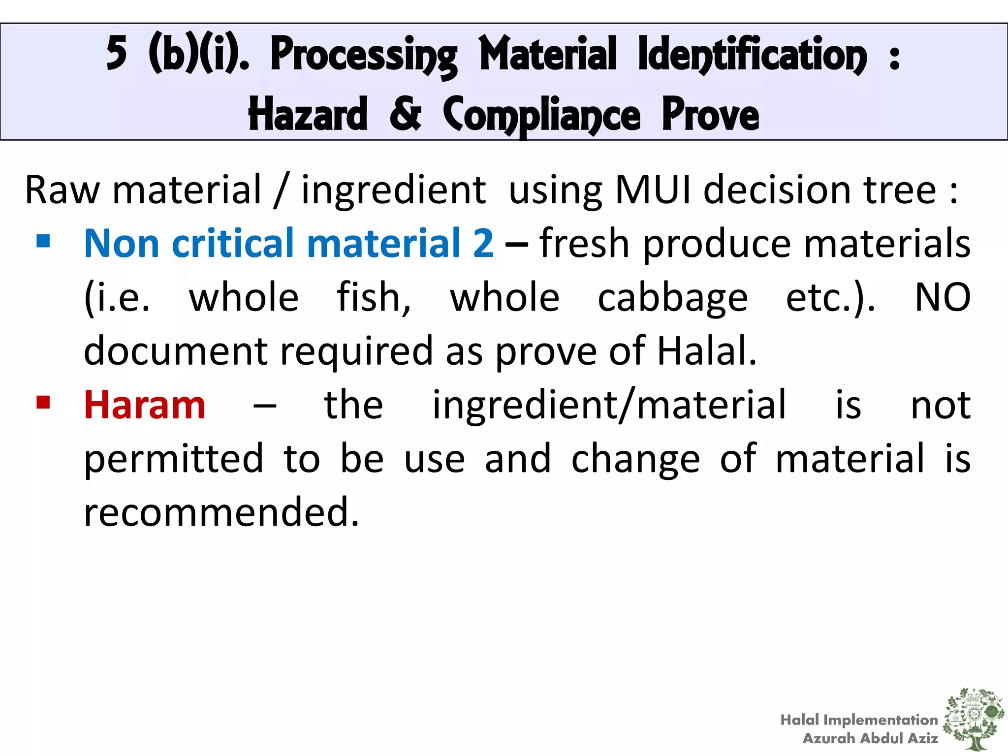 HALAL ASSURANCE MANAGEMENT SYSTEM -HAS | PDF