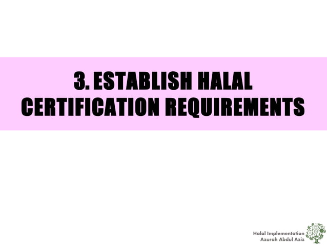 HALAL ASSURANCE MANAGEMENT SYSTEM -HAS | PDF