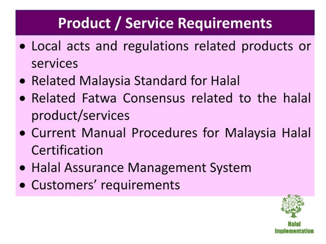 HALAL ASSURANCE MANAGEMENT SYSTEM -HAS | PDF