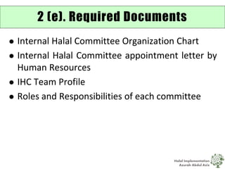 HALAL ASSURANCE MANAGEMENT SYSTEM -HAS | PPT