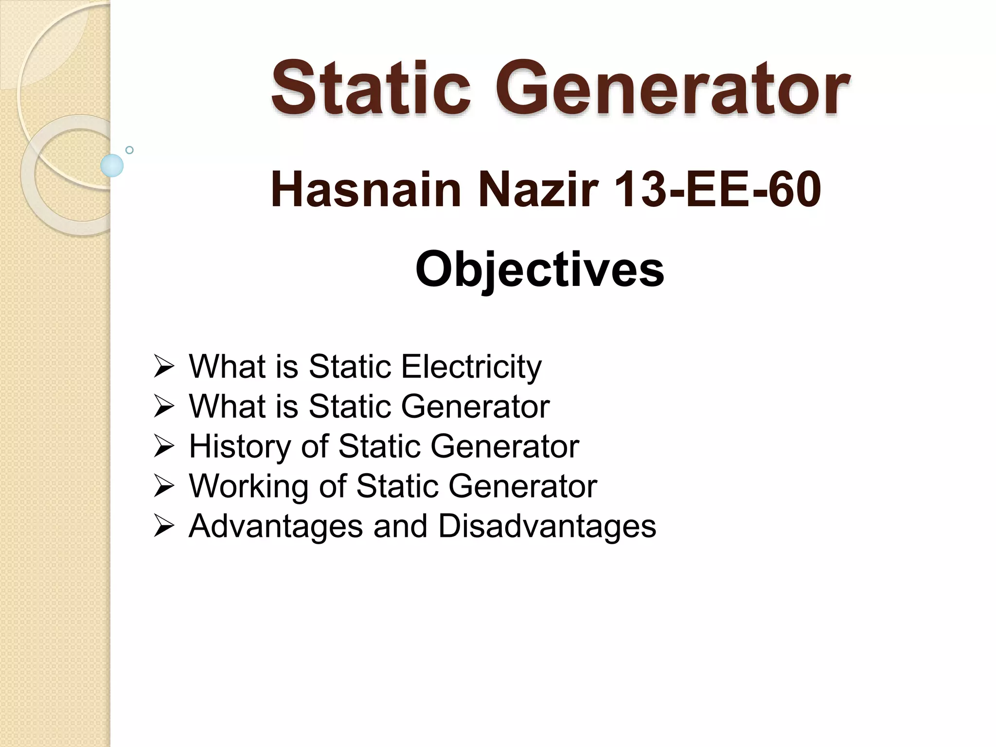 Static Generator | PPTX