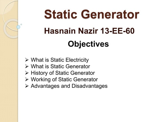 Static Generator | PPTX