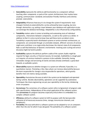 Quality Attributes of Web Software Applications ∗ | PDF