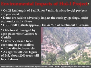 Environmental and Social Impacts of Hydro-Electric Dams in Chamba ...