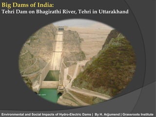 Environmental and Social Impacts of Hydro-Electric Dams in Chamba ...