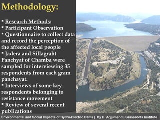 Environmental and Social Impacts of Hydro-Electric Dams in Chamba ...
